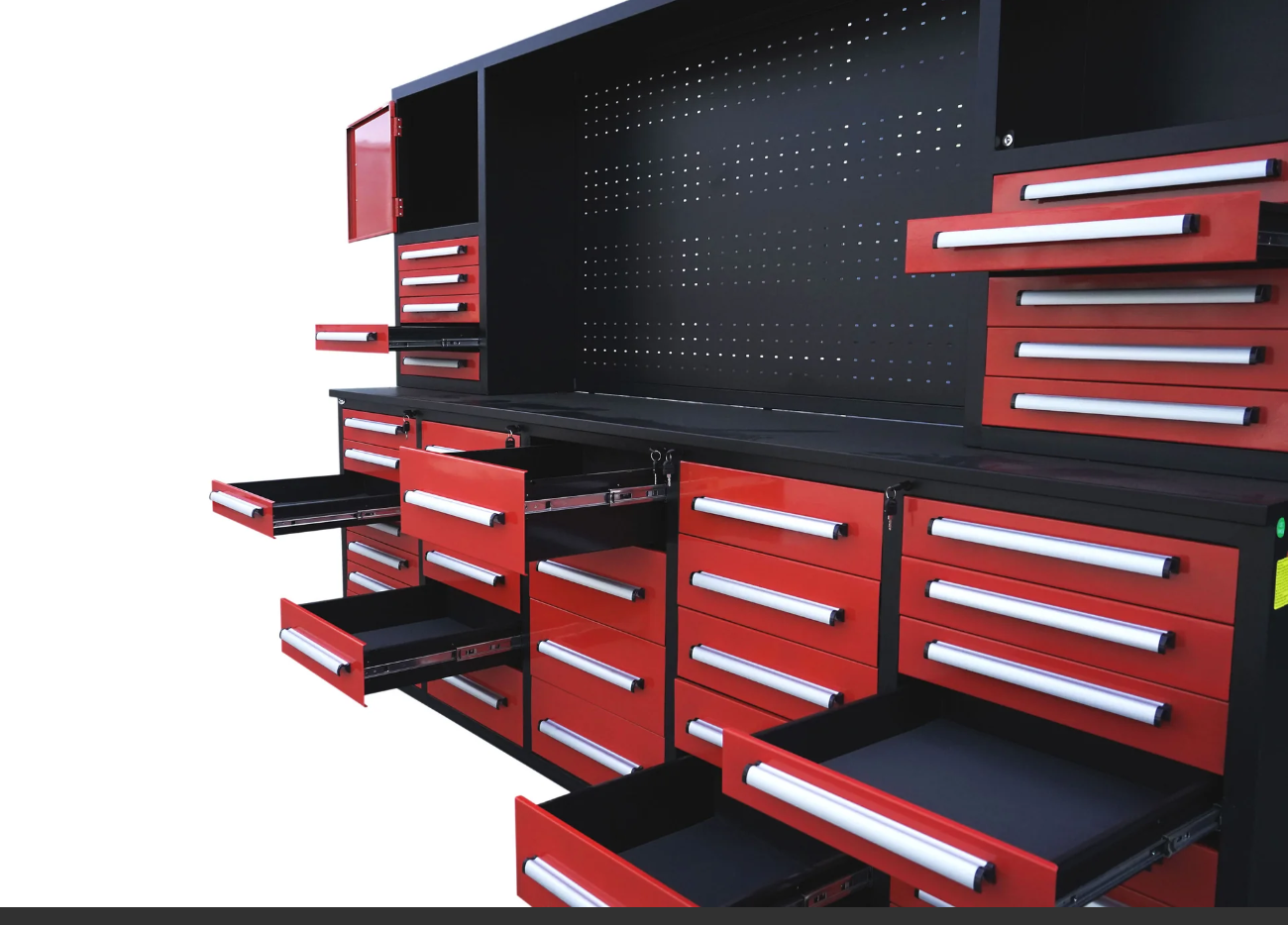 EzReCommerce. Steelman 10' Garage Cabinet Workbench (40 Drawers & 2 ...