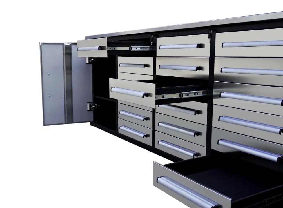 EzReCommerce. Steelman 10' Stainless Steel Garage Cabinet Workbench (18 ...