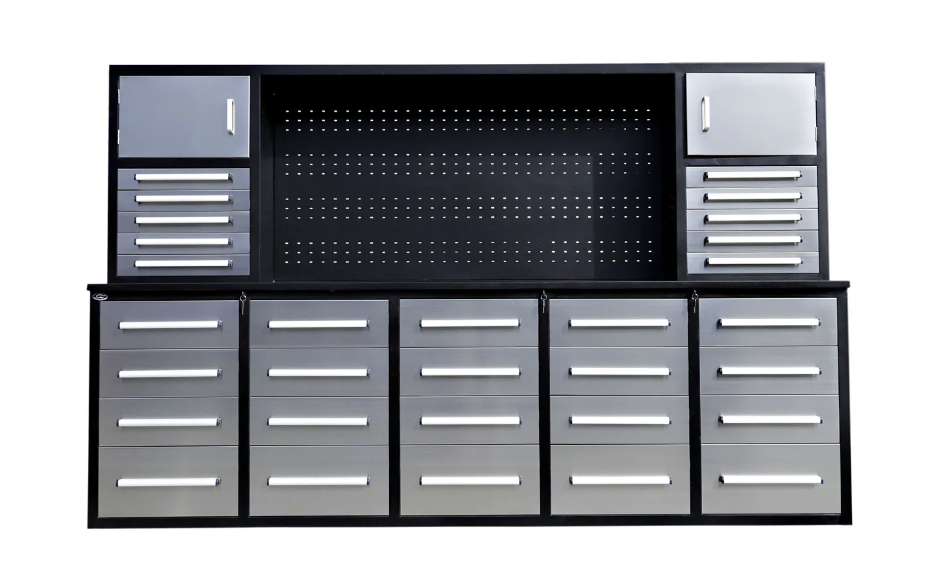 EzReCommerce. Steelman 10' Stainless Steel Garage Cabinet Workbench (30 ...