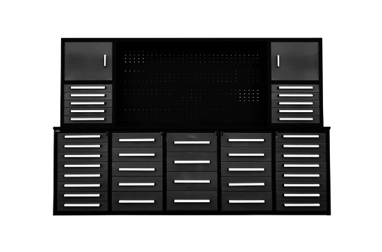 EzReCommerce. Steelman 10' Garage Cabinet Workbench (40 Drawers & 2 ...