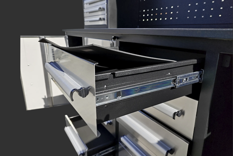 EzReCommerce. Steelman 7' Stainless Steel Garage Cabinet Workbench (18 ...