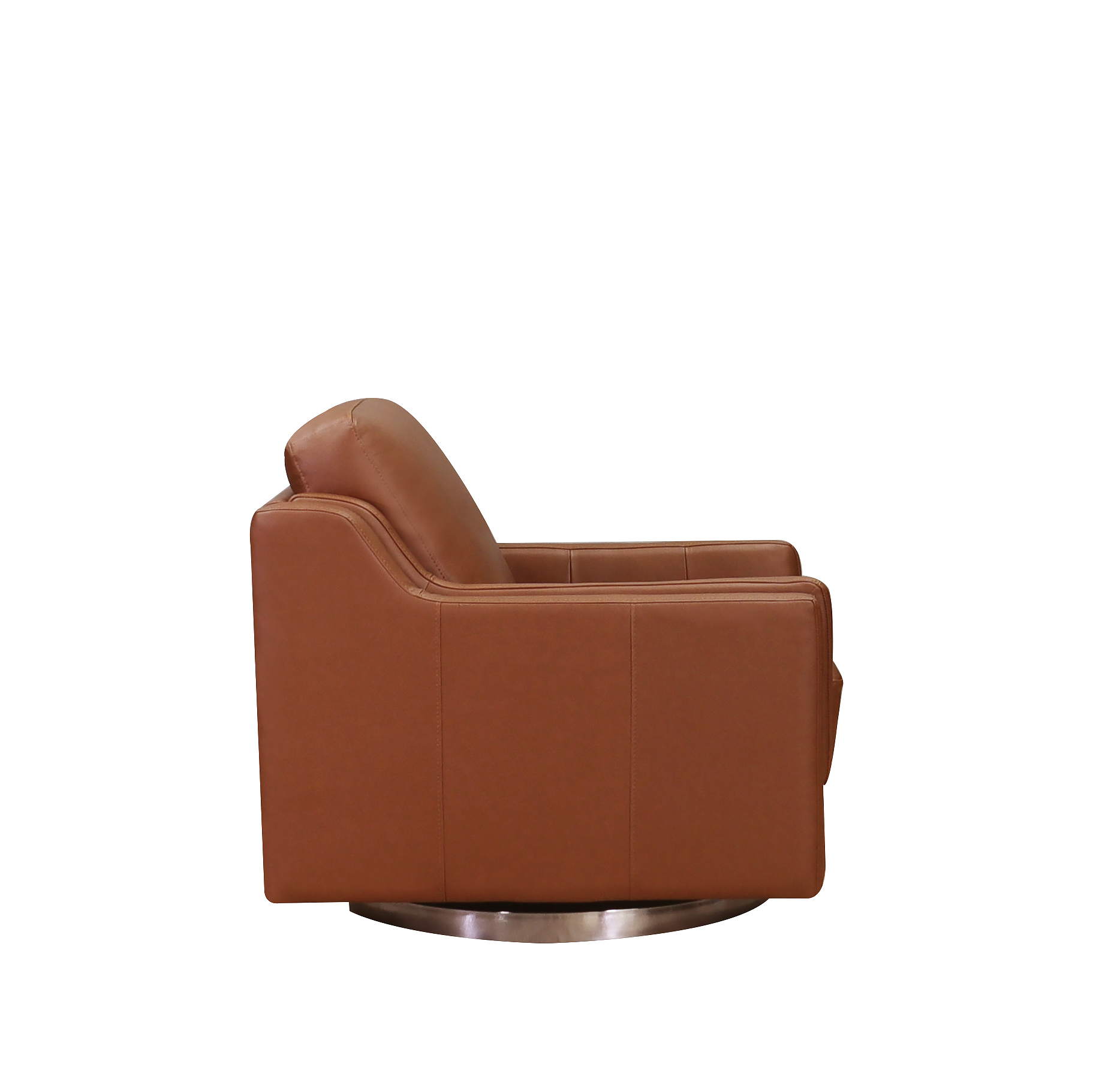 EzReCommerce. Top Grain Leather Swivel Chair